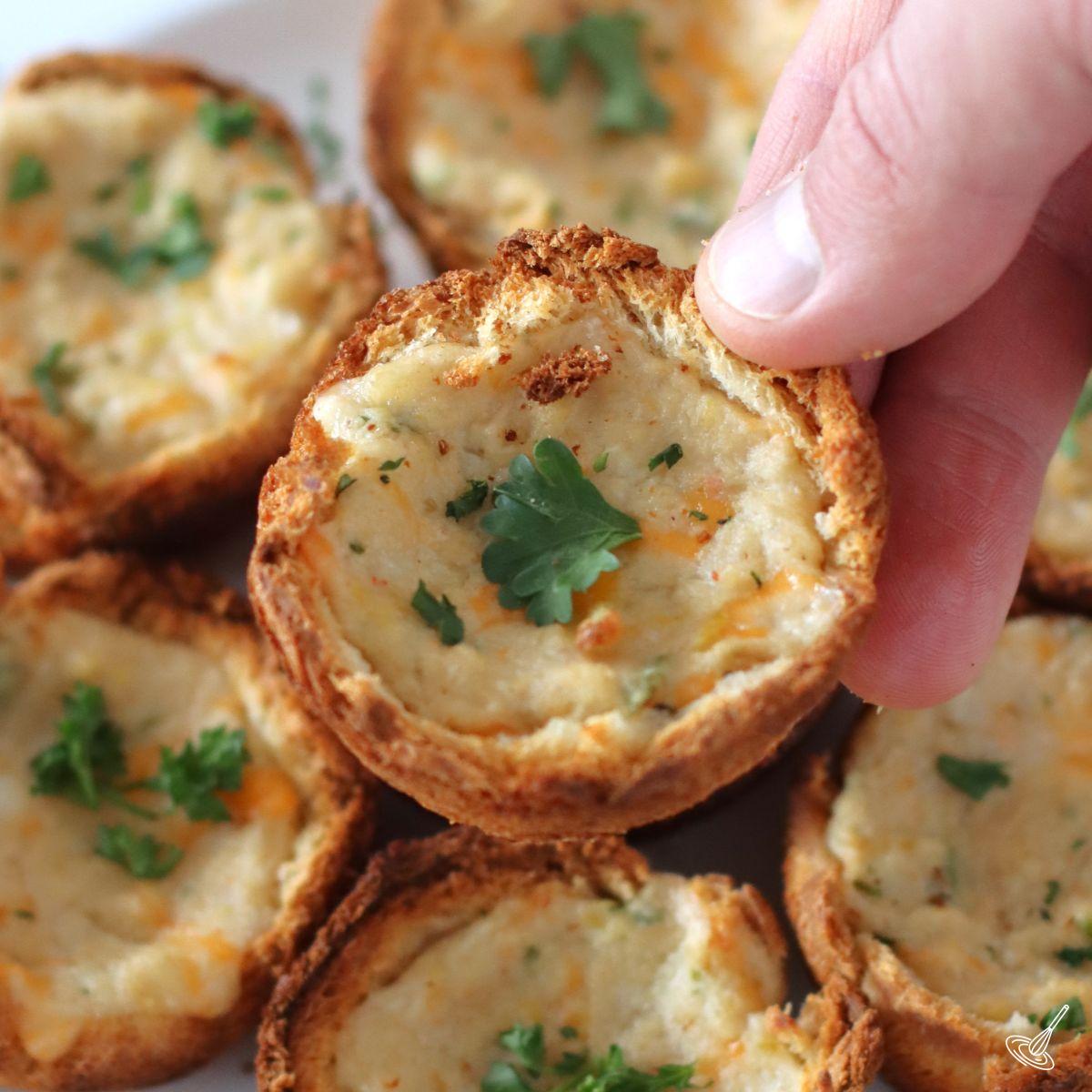 Crab Puffs - French Kiss Cook - My Grandmother's Recipe