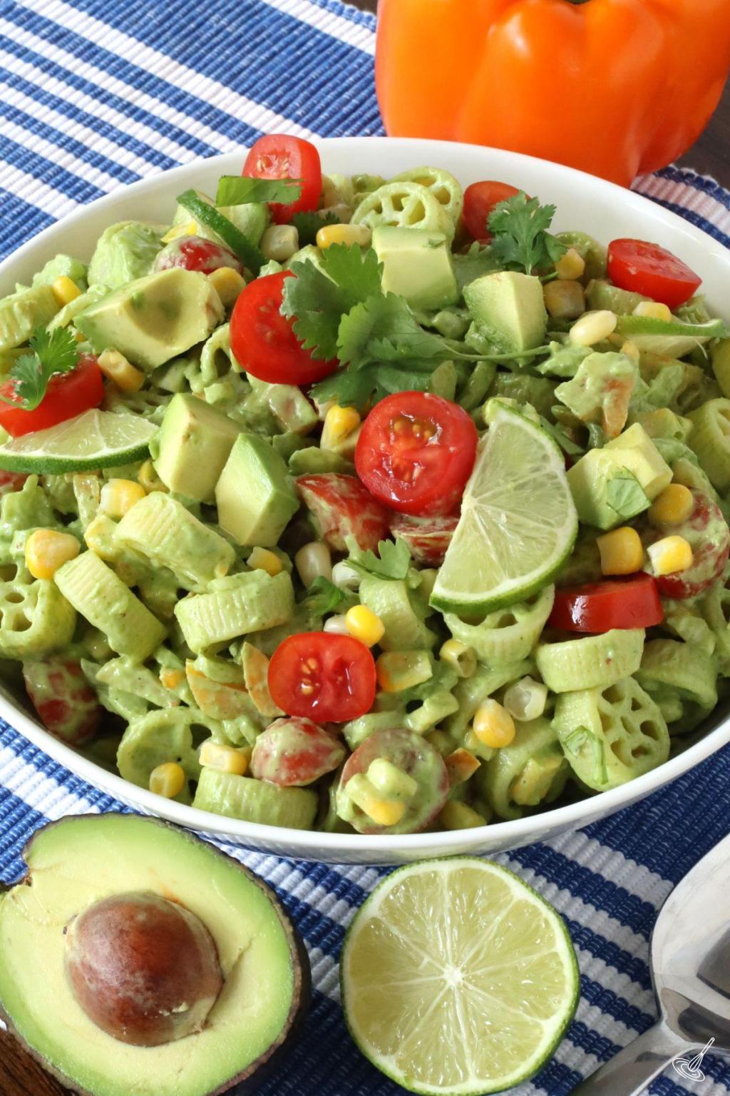 Cilantro Lime Pasta Salad - French Kiss Cook