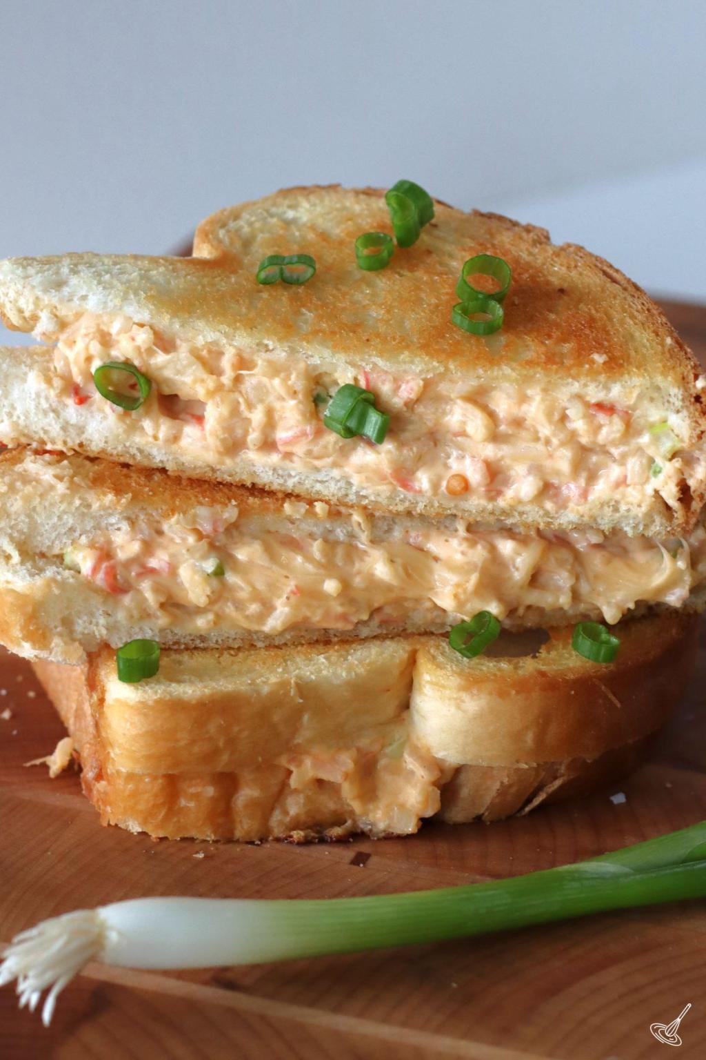 Crab Rangoon Grilled Cheese - French Kiss Cook