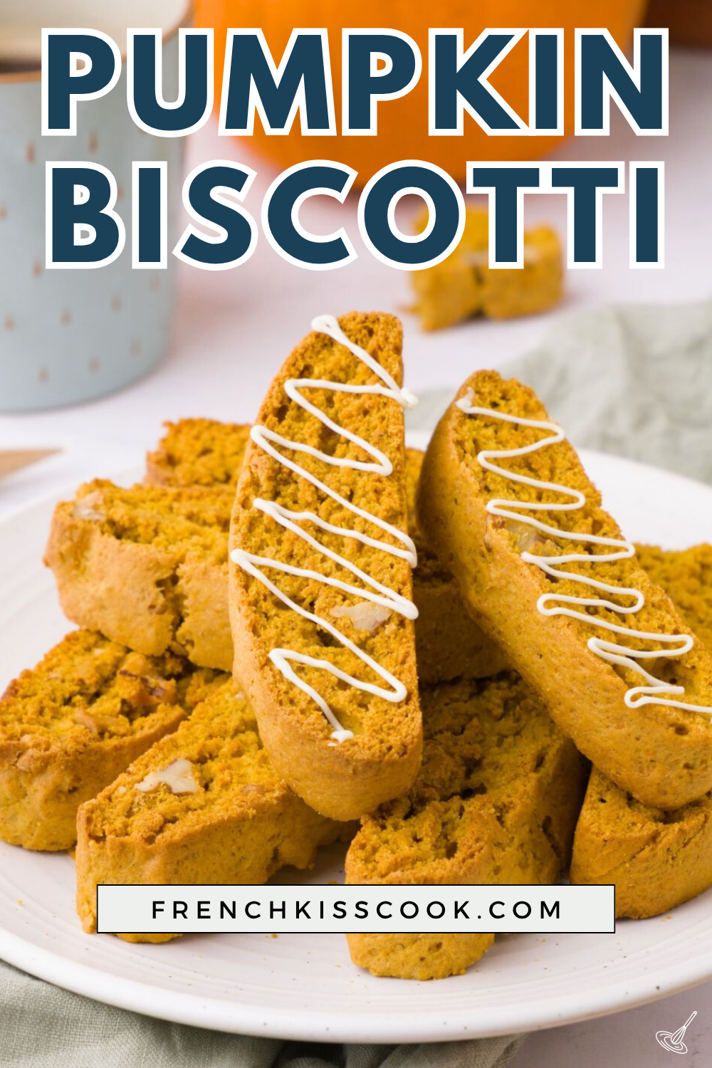 Biscotti à la citrouille, aux noix et à l’érable - French Kiss Cook