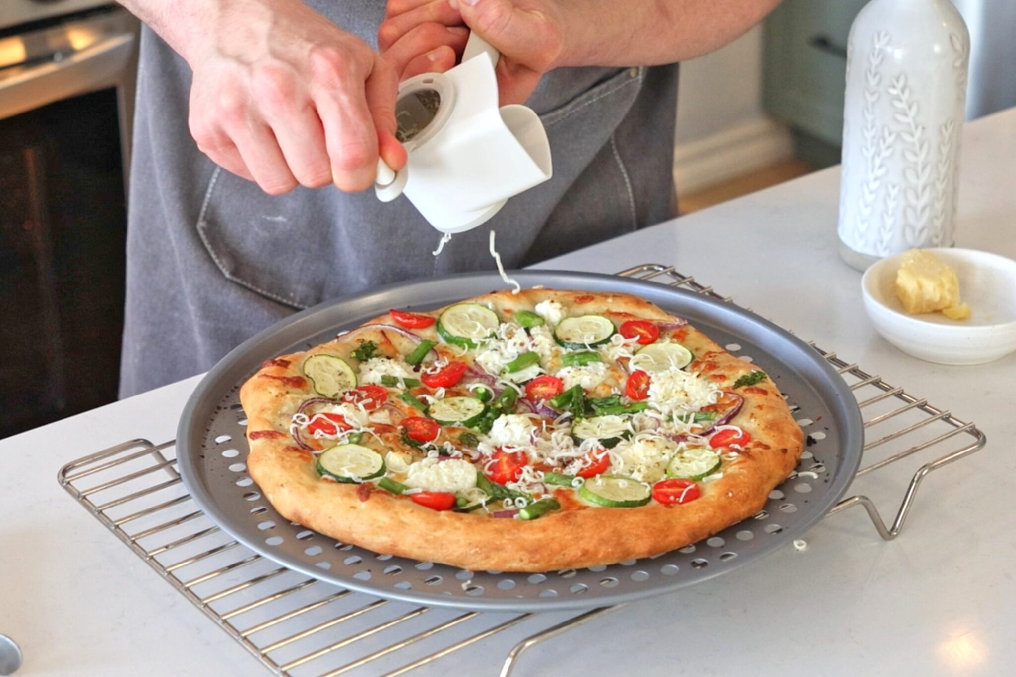 Primavera Pizza - French Kiss Cook